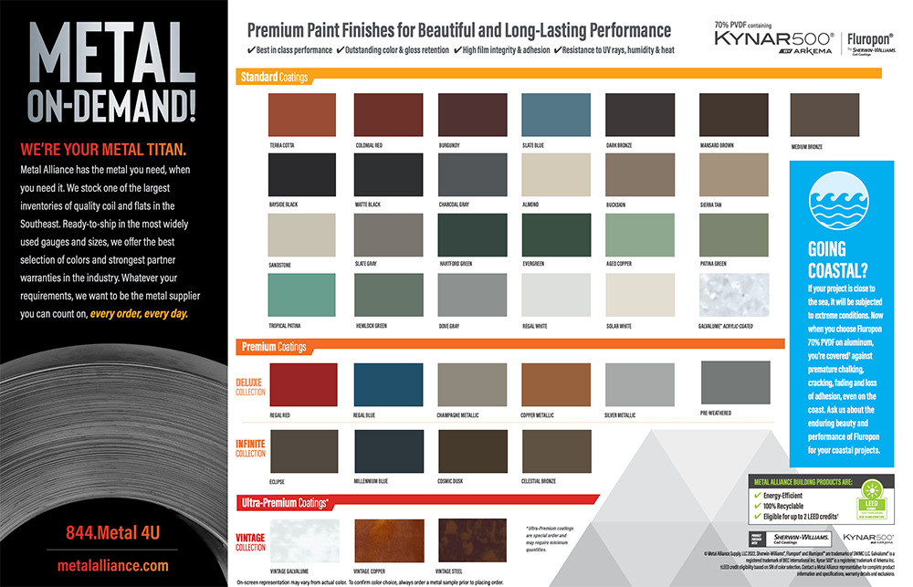 Products | US Steel Metal Roofing Fabrication